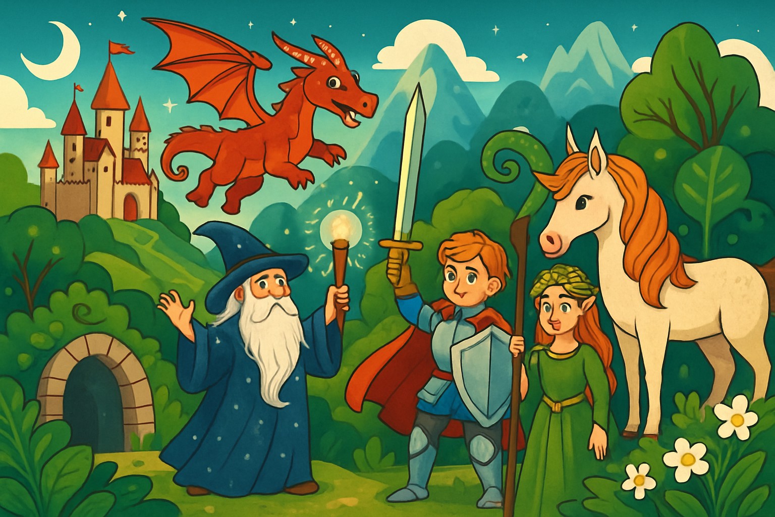 Mythical Fantasy Audio Stories for children to listen to for free | Oh ...