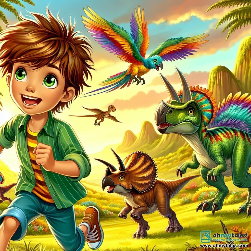 Oliver and the Time-Traveling Dinosaur | Time travel story | 11-12 ...