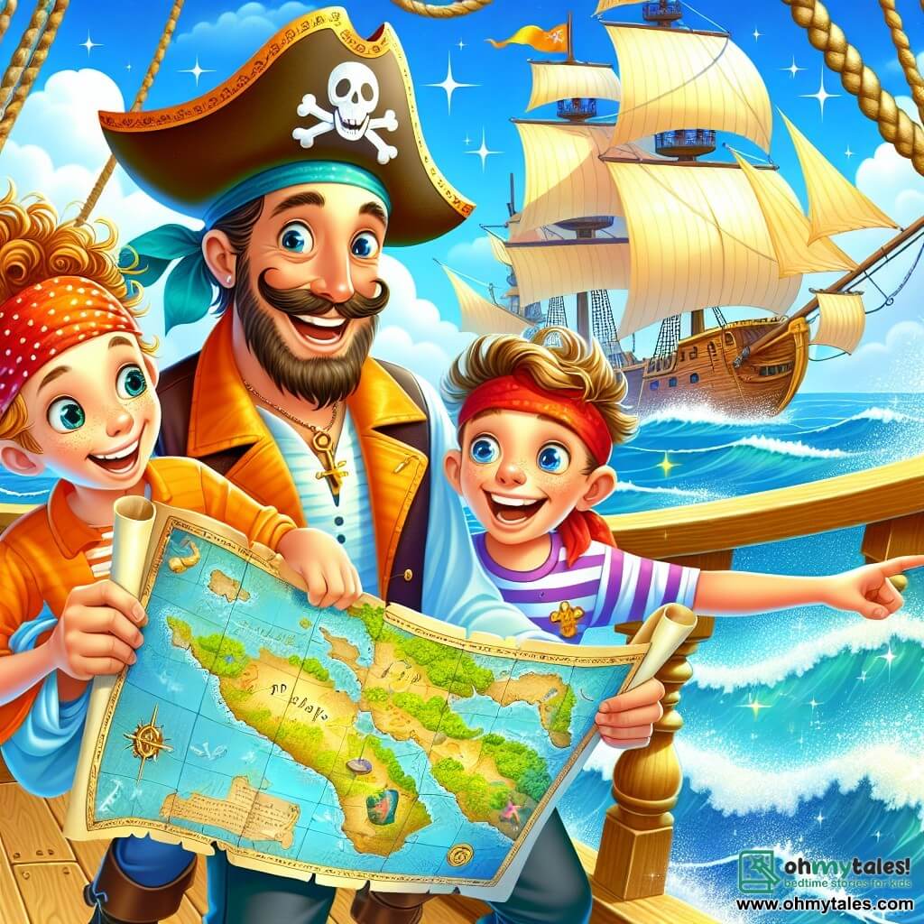 🎧 The Kind Pirates' Treasure | Pirate story | 5-6 years old | Audio ...