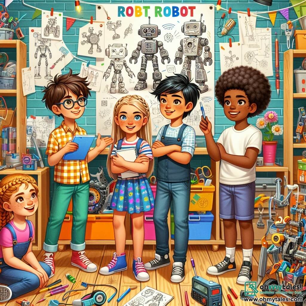 🎧 Robot Buddies Unite! | Story about gender equality | 11-12 years old ...