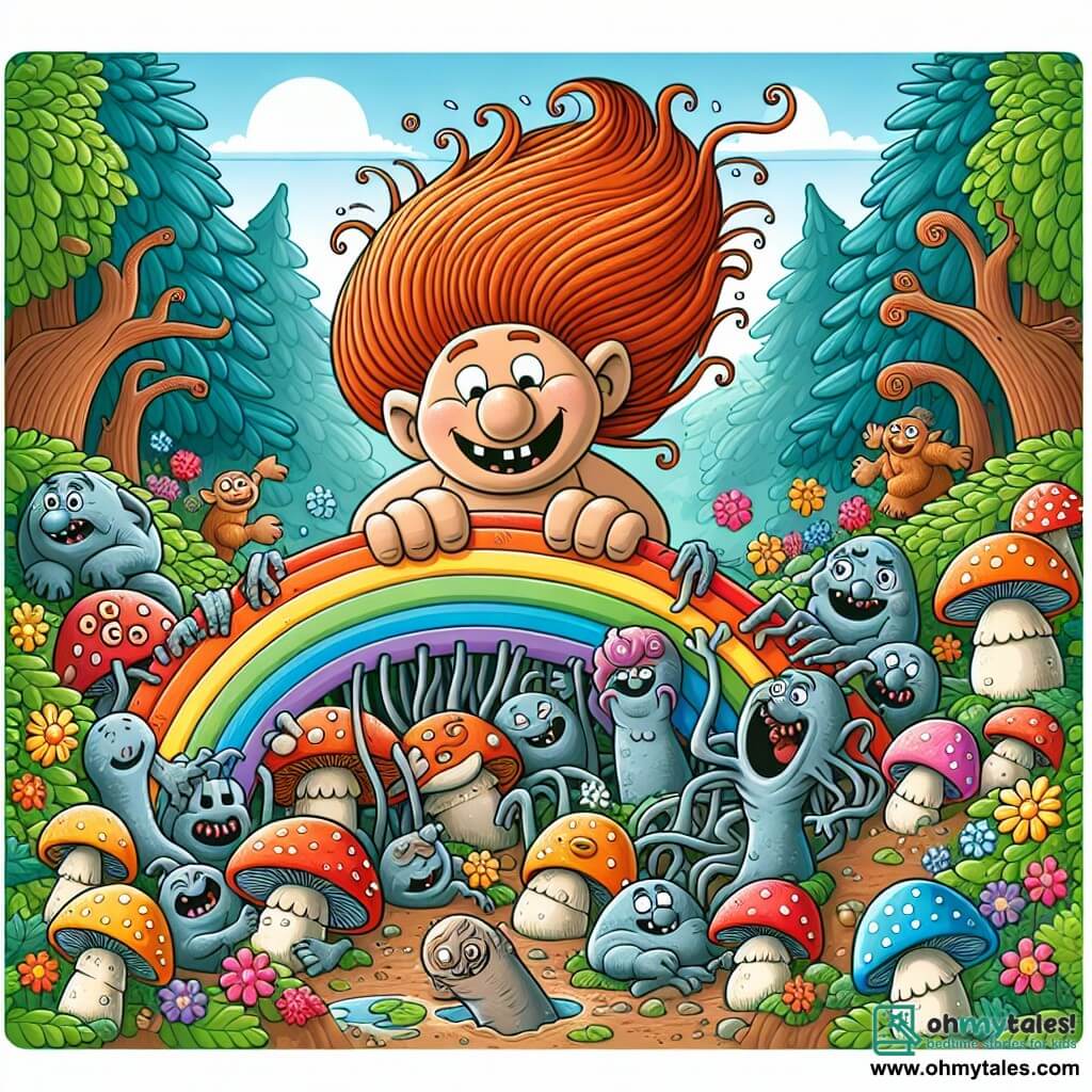 The Silly Troll and the Ticklish Bridge | Funny creature story | 5-6 ...