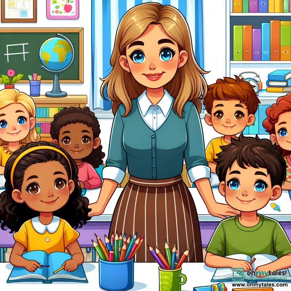 🎧 Miss Emily's Magical Classroom | Story of a teacher | 9-10 years old ...
