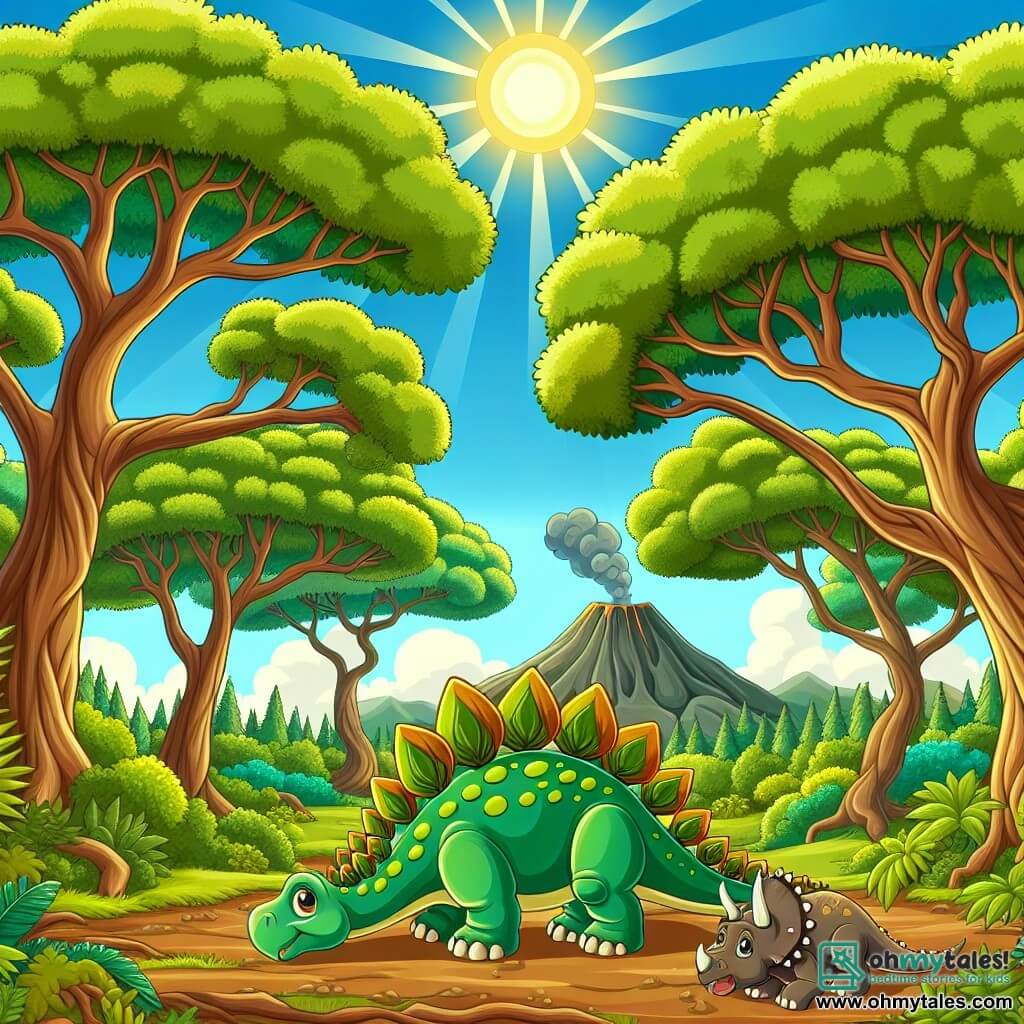 🎧 Spike's Safe Adventure | Dinosaur story | 1-2 years | Audio story and ...