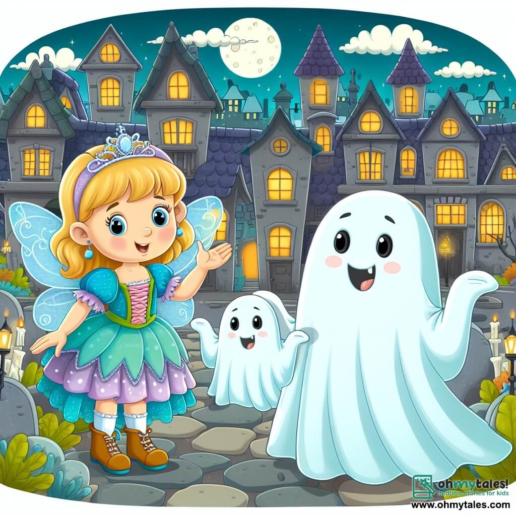 The Fairy Princess and the Friendly Ghost | Halloween story | 5-6 years ...