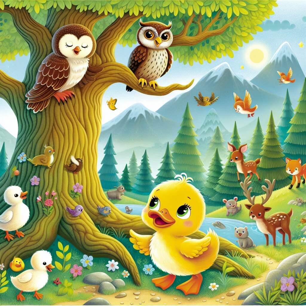 The Curious Duckling's Adventure | Animal story | 9-10 years old | Tale