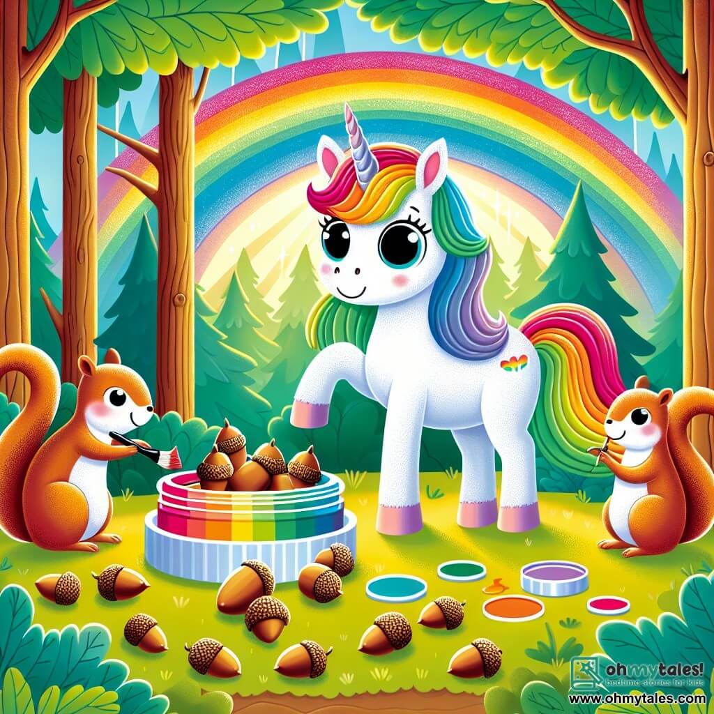 The Rainbow Acorn Prank | Funny creature story | 5-6 years old | Funny ...