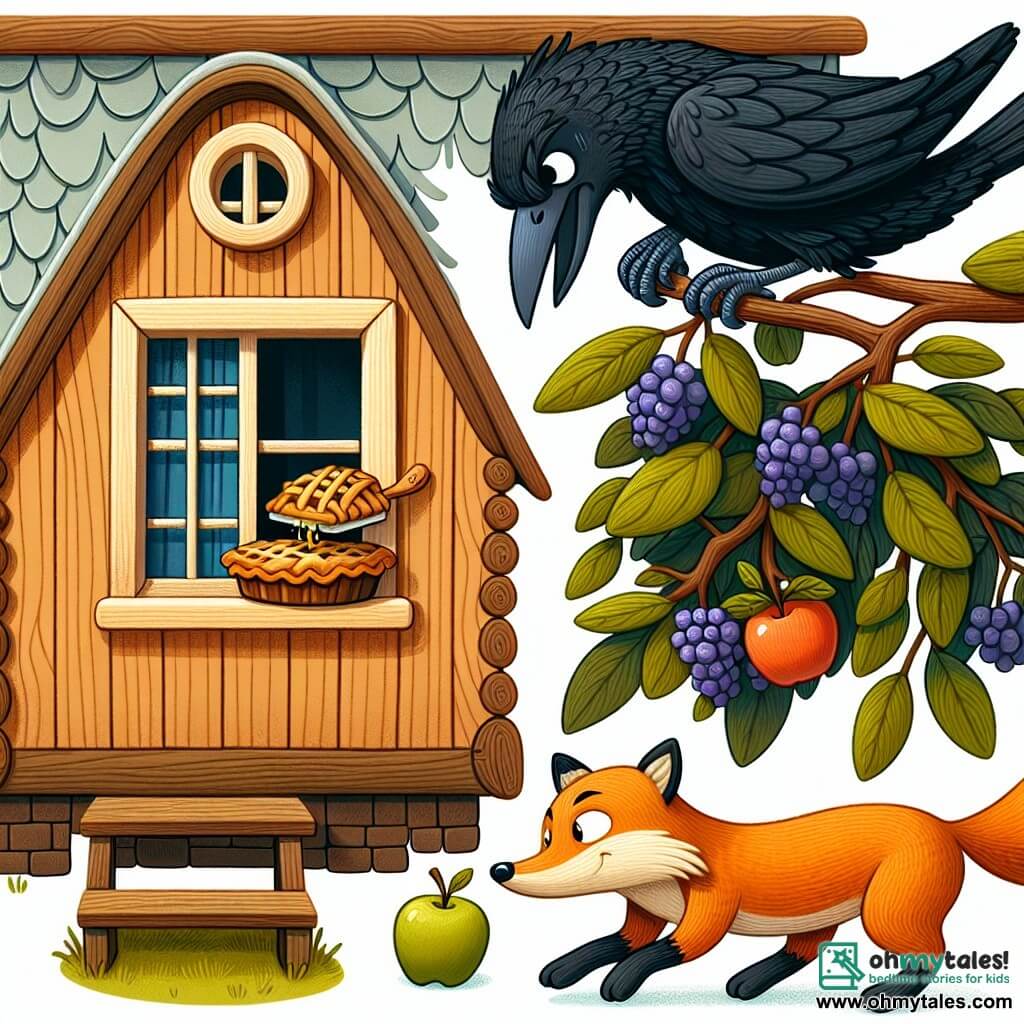 The Clever Crow's Mischief | Funny story with an animal | 3-4 years old ...
