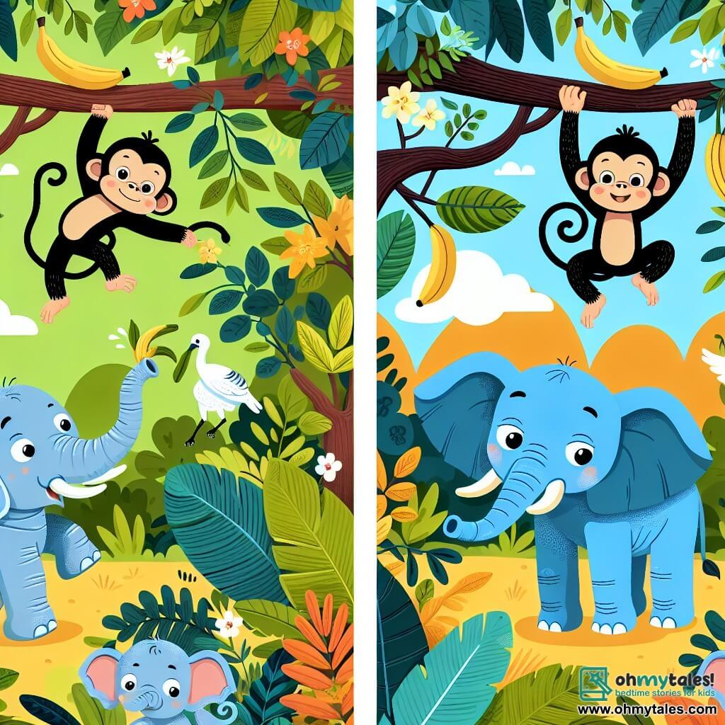 The Mischievous Monkey's Jungle Adventures | Funny story with an animal ...