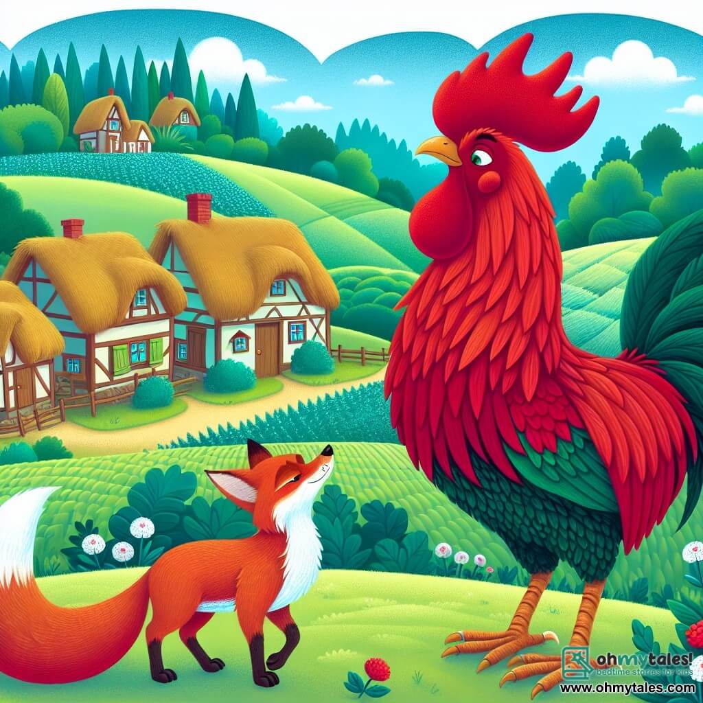 🎧 The Courageous Rooster: A Tale of Bravery and Honor | Animal story ...