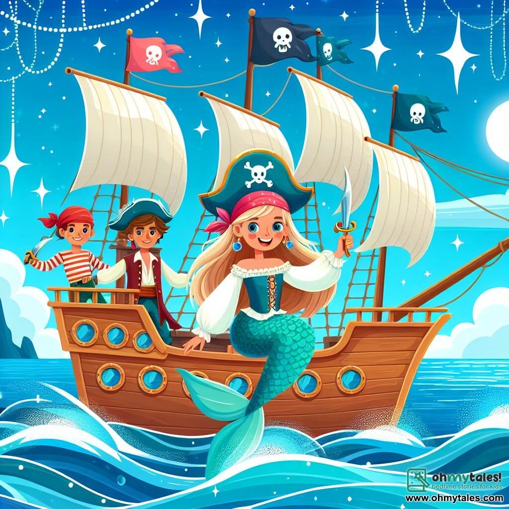 🎧 Captain Lily and the Sea Monster's Treasure | Pirate story | 3-4 ...