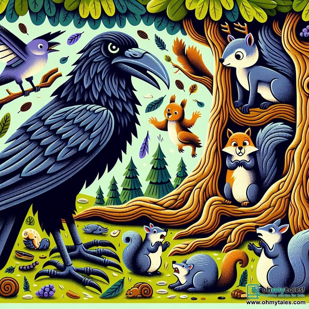 The Raven and the Fox: A Tale of Courage | Animal story | 7-8 years old ...