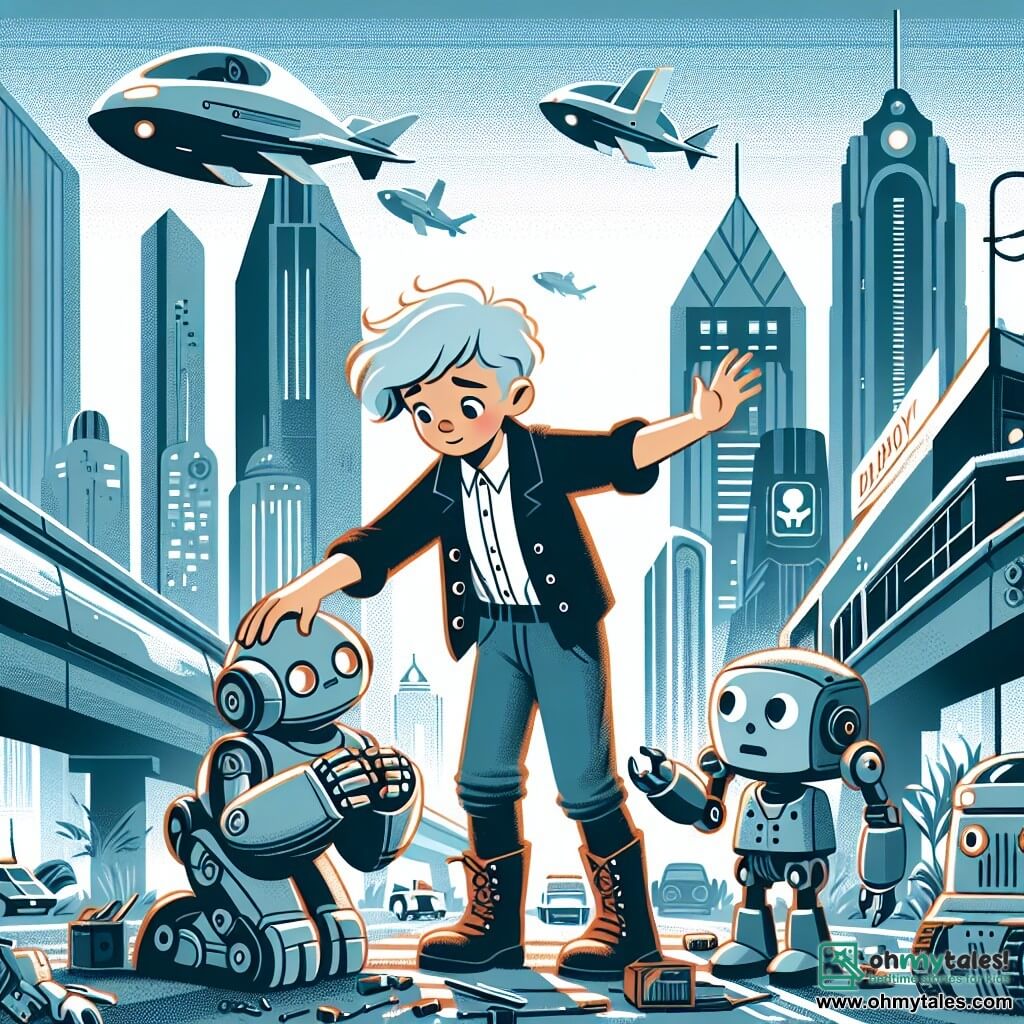 Oliver and the Robot Whisperer | Story of a futuristic city | 7-8 years ...