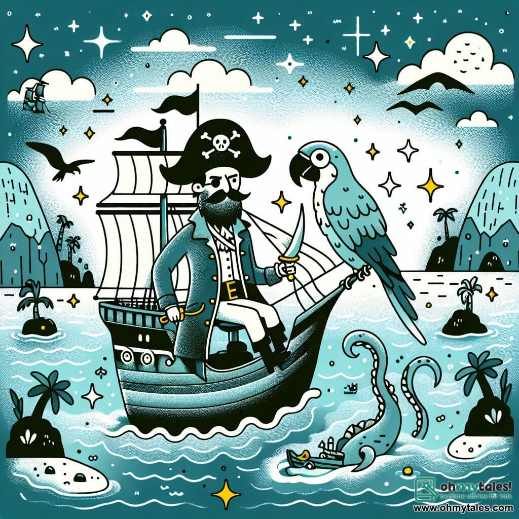 🎧 Captain Jack and the Island Treasure | Pirate story | 5-6 years old ...