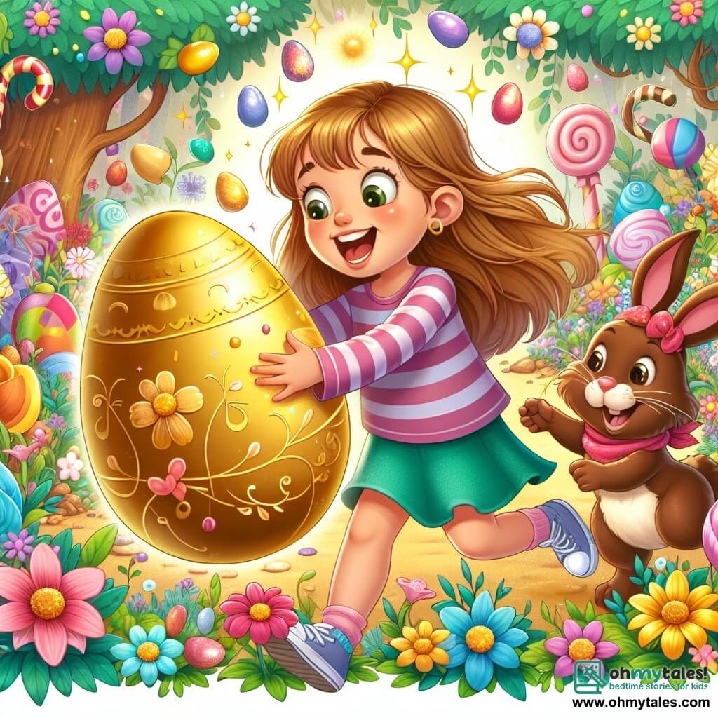 The Golden Egg and the Chocolate Forest Adventure | Story about Easter ...