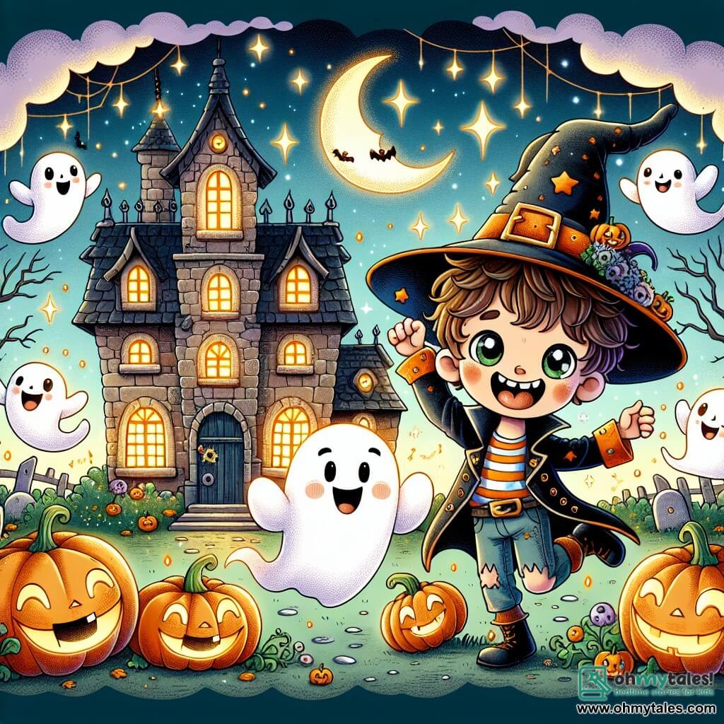 🎧 Oliver and the Halloween House | Halloween story | 5-6 years old ...