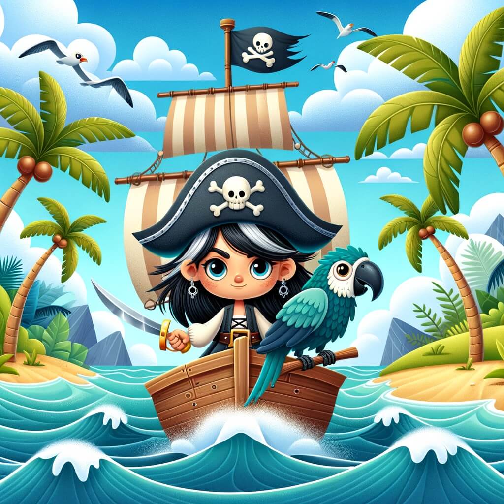 🎧 The Treasure of Captain Amelia | Pirate story | 9-10 years old ...